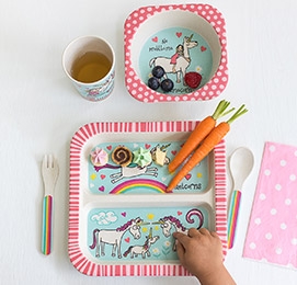 Children's Tableware In Fun Illustrations | Tyrrell Katz
