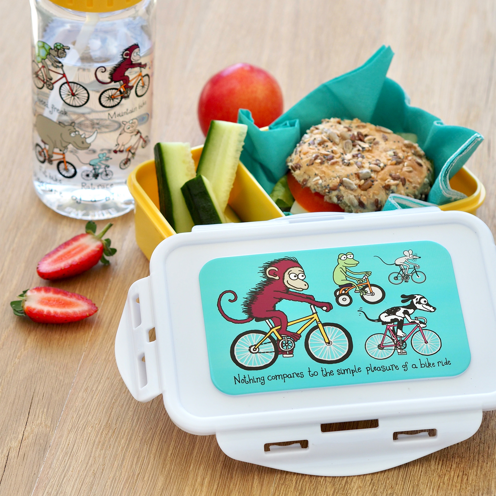 Animals on Bikes Lunch Box - Animals On Bikes - All Designs